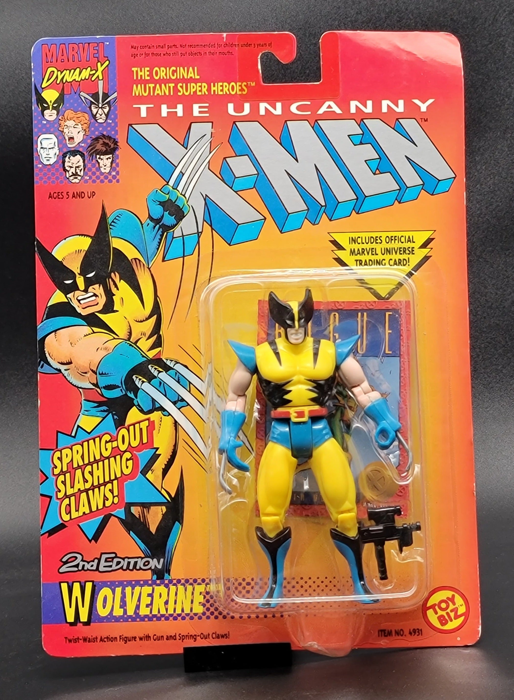 Wolverine Toybiz X-Men Figure 2nd Ed. 1992 – Uncanny Toys & More