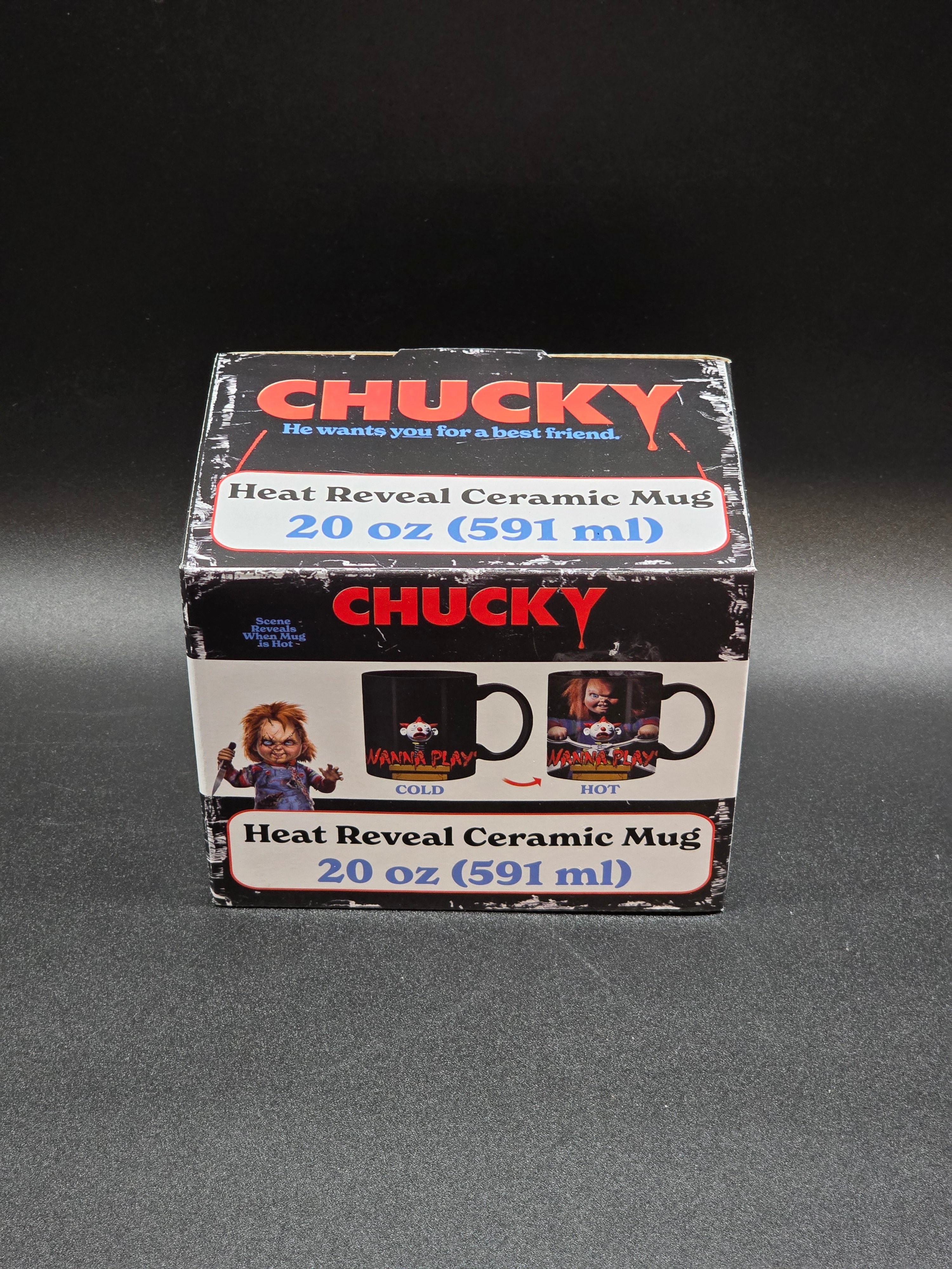 Chucky Heat Reveal Ceramic 20oz Mug – Uncanny Toys & More