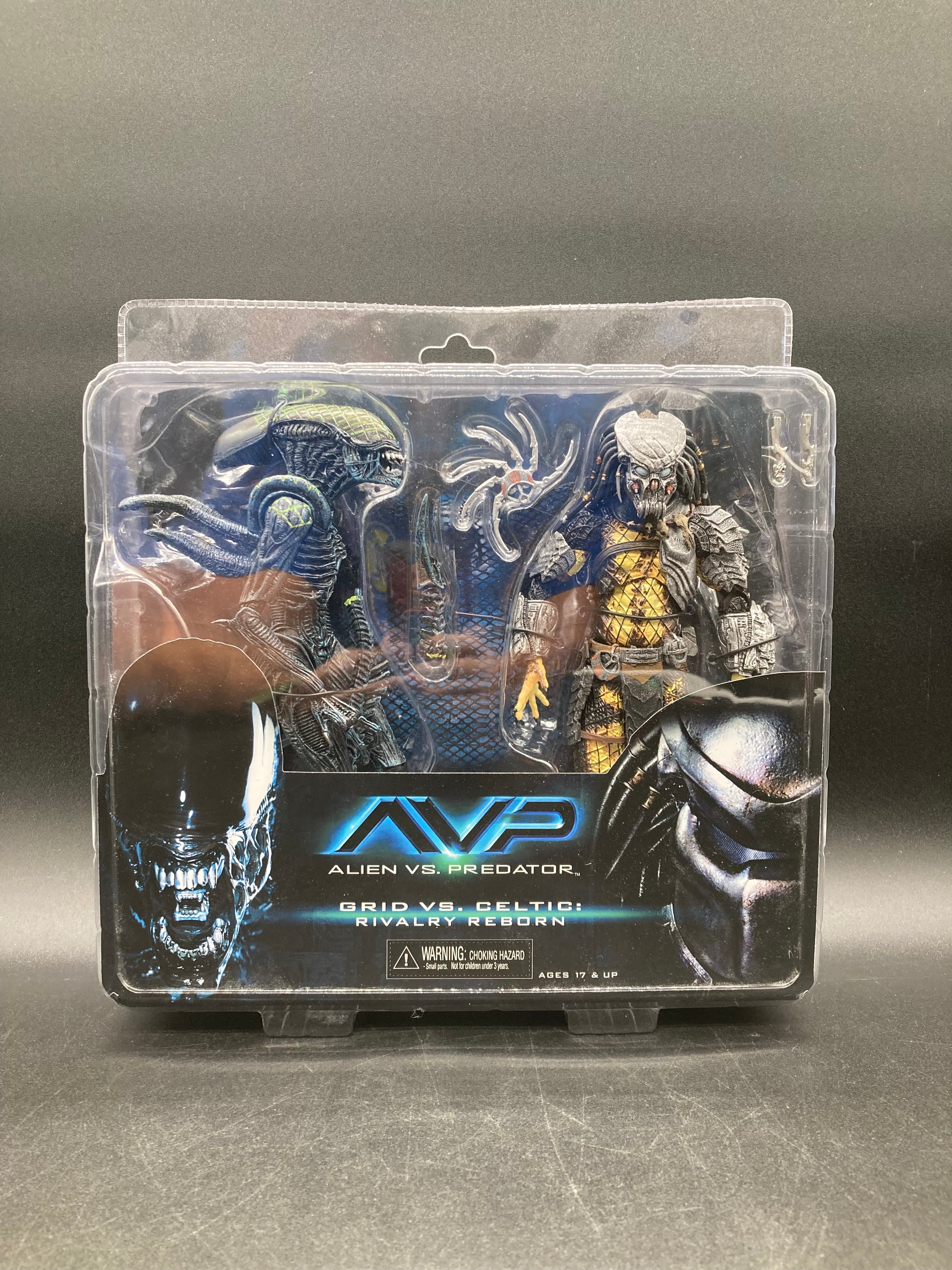 AVP Grid Alien VS Celtic Predator NECA Alien VS. Predator Figure Set ...